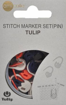 Knitting Stitch Marker Set with Tulip Pin – Humble Stitch
