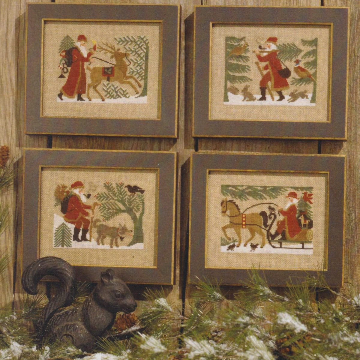 The Prairie Schooler - Woodland Santa - Book No. 96 – Humble Stitch