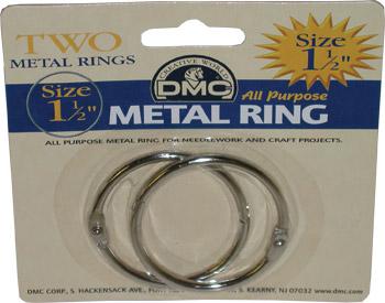 DMC - Two 1 1/2" Metal Rings – Humble Stitch