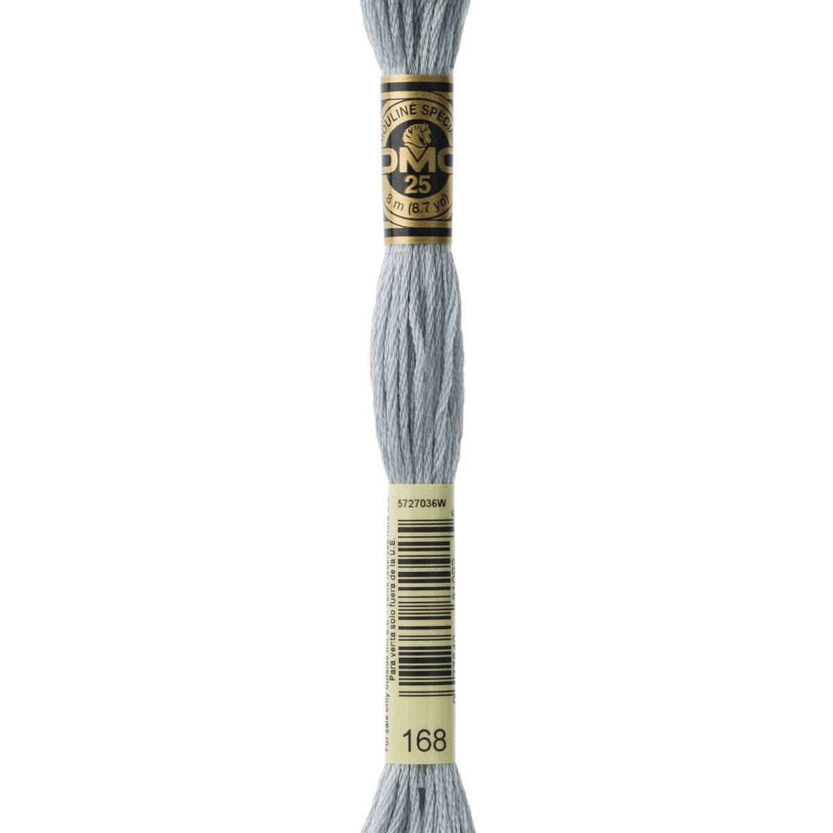 DMC - 6 Strand Floss - Color 168 - Metallic Town Mouse Grey – Humble Stitch