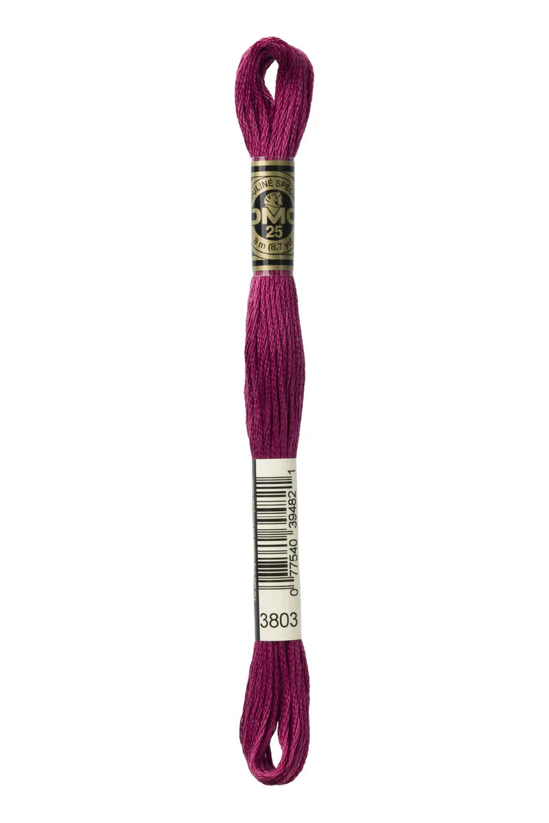 DMC - 6 Strand Floss - Color 3803 - Bordeux – Humble Stitch
