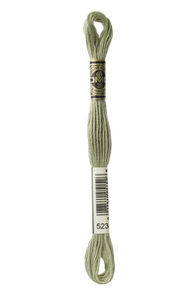 DMC - 6 Strand Floss - Color 523 - Green Ash – Humble Stitch