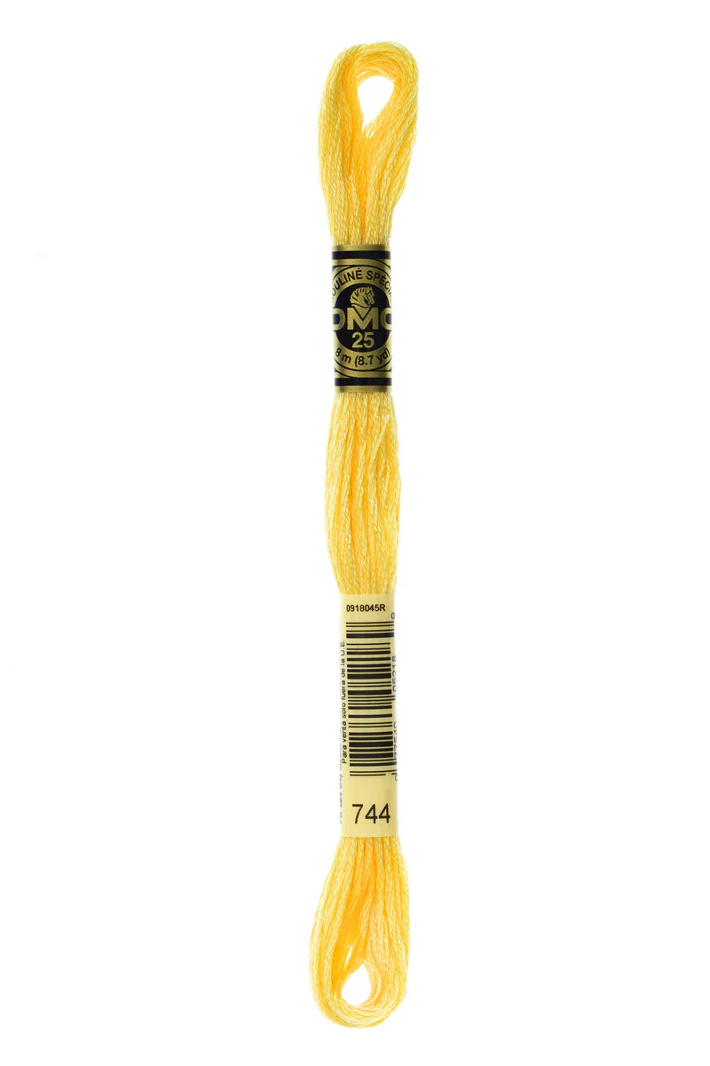 DMC - 6 Strand Floss - Color 744 - Grapefruit – Humble Stitch