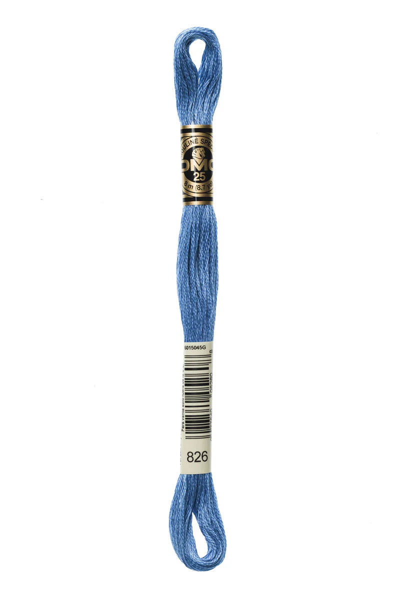 DMC - 6 Strand Floss 826 – Humble Stitch