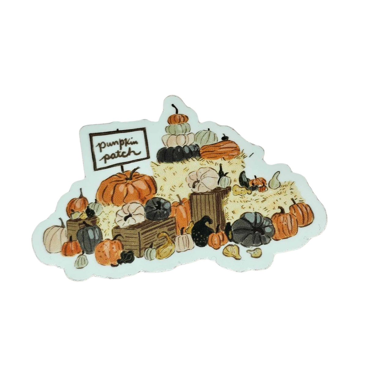 Pumpkin Patch Sticker – Humble Stitch