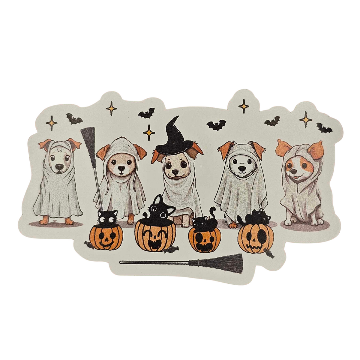 Ghost Dogs Sticker – Humble Stitch