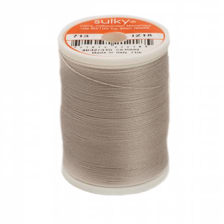 Cotton Thread 2-ply 12wt 660d 330yds Silver Grey – Humble Stitch
