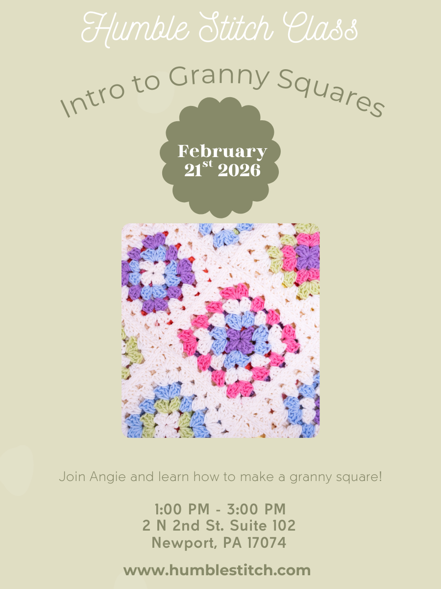 Intro to Granny Squares with Angie - February 21st – Humble Stitch