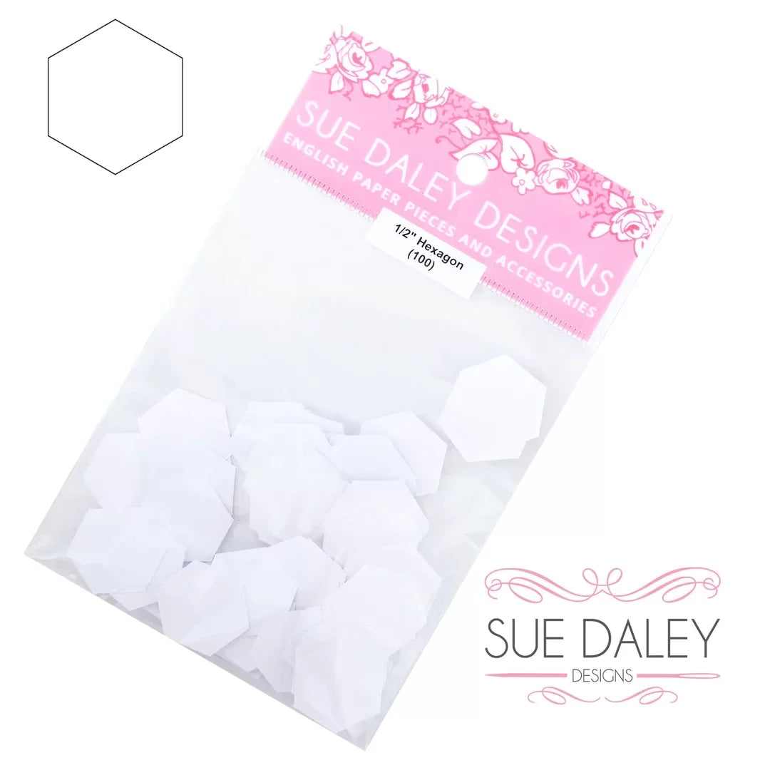 Sue Daley Designs - 1/2" hexagons – Humble Stitch