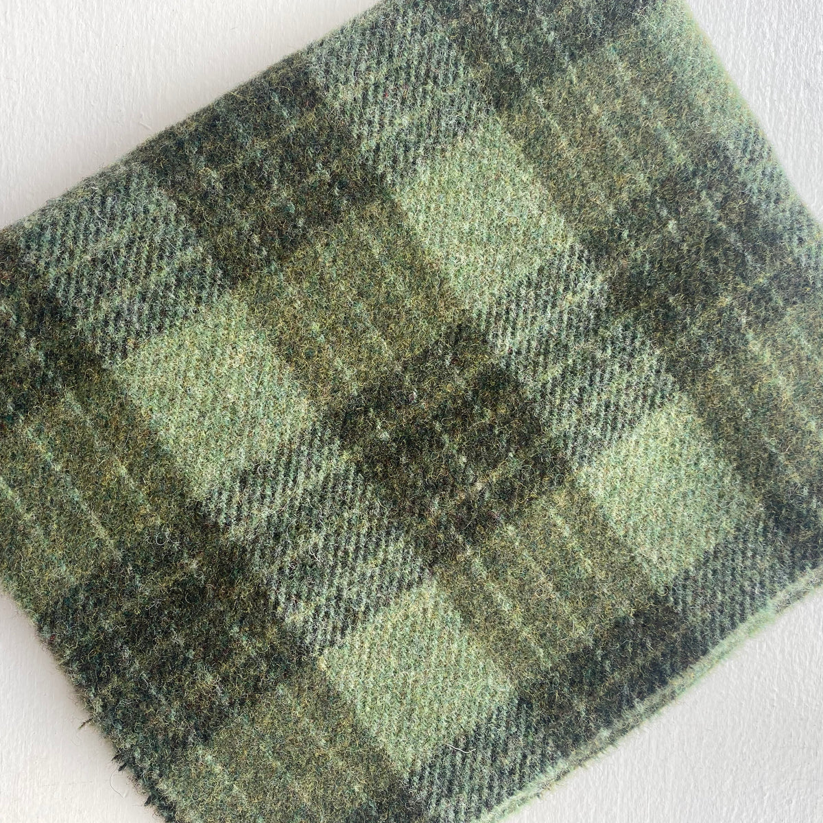 Wool Cut - Large - Light Green Plaid – Humble Stitch