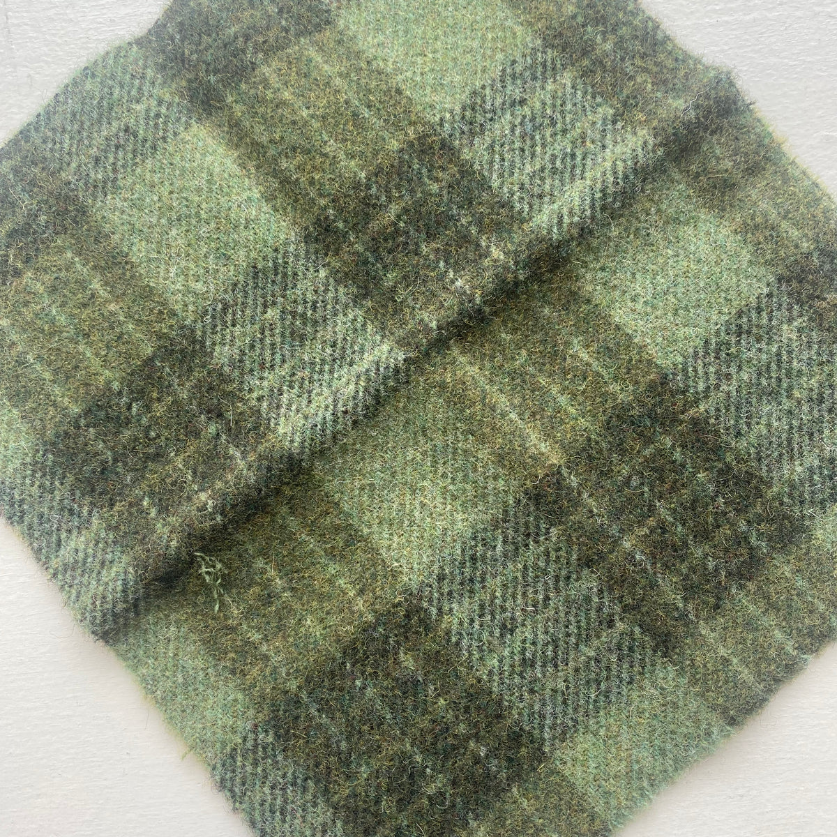 Wool Cut - Small - Light Green Plaid – Humble Stitch