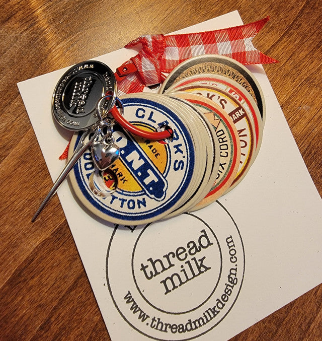 Thread Milk Design - Spool Label Thread Milk – Humble Stitch