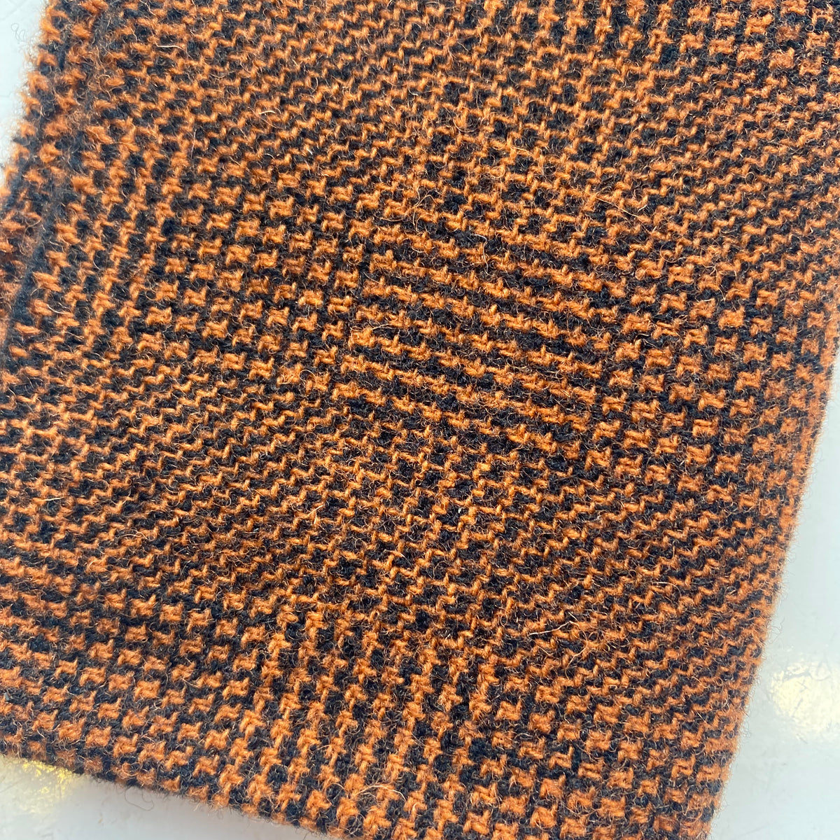 Wool Cut - Medium - Textured Orange Squares – Humble Stitch