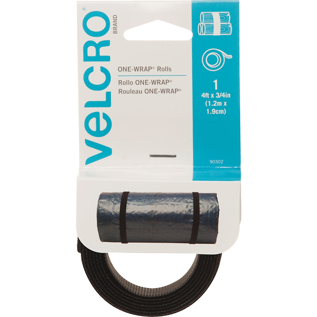 Velcro - One-Wrap Roll - 4ft x 3/4in – Humble Stitch
