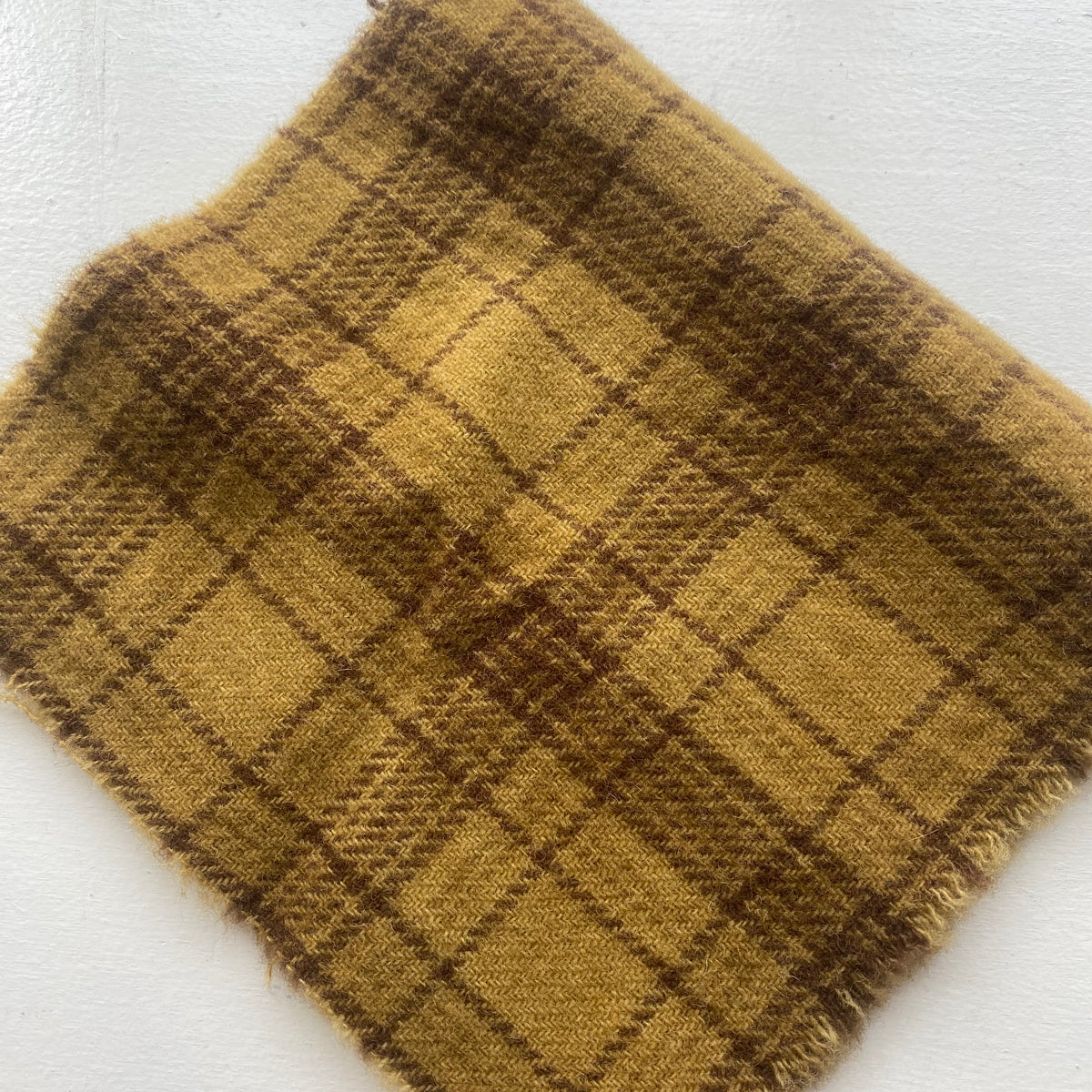 Wool Cut - Medium - Yellow Plaid – Humble Stitch