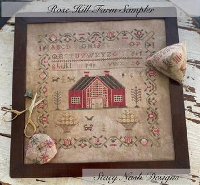 Stacy Nash Designs - Rose Hill Farm Sampler & Pinkeeps – Humble Stitch