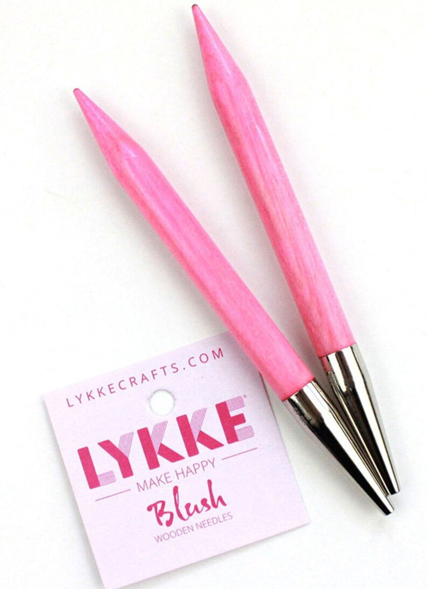 Lykke 5" Interchangeable Needle Tips - Blush - Size 11 – Humble Stitch