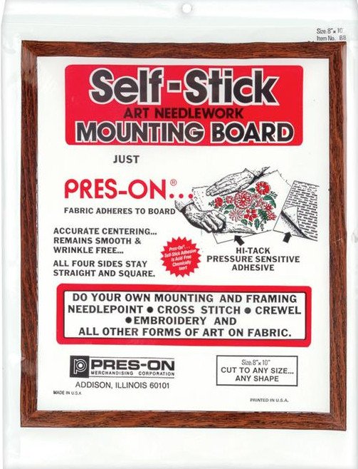 Pres-On - Self-Stick Mounting Board - 8x10 – Humble Stitch