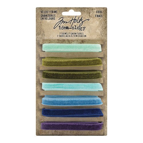 idea-ology - Tim Holtz - Velvet Trims - Cool – Humble Stitch